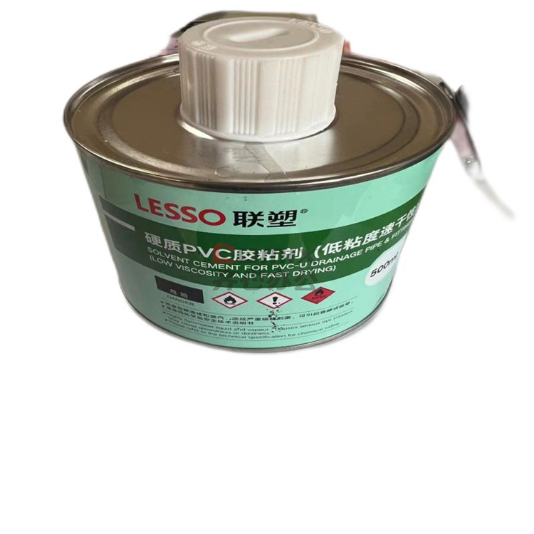 联塑 UPVC胶 500g铁盒 FC0125223 （单位：盒）